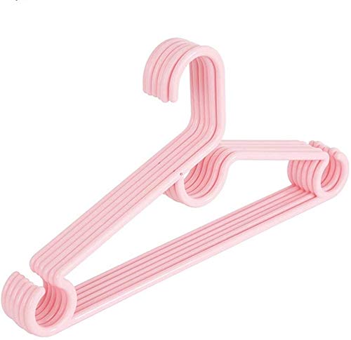 HAOKTSB Hangers Simple Pack of 20 Solid Color Plastic Hangers Collar Protection Design for Coats Sweaters Adult Hanger (Color : Gray, Size : 4224cm)