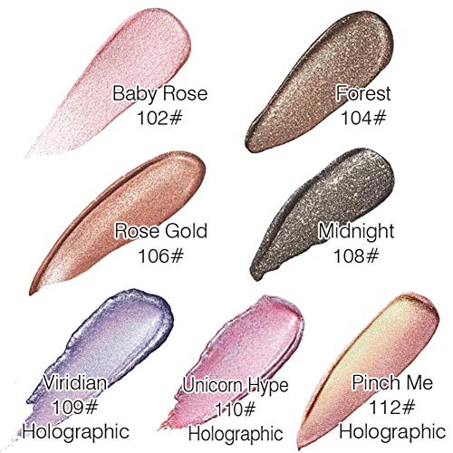 Corleone Glitter Eyeshadow, Shiny Liquid Eyeshadow Eyeliner, Long Lasting Quick-Drying Opaque Gel-Based Formula Creates High-Impact Multi-Dimensional Eye Shadow Set, Gift for Girls and Women (A9)
