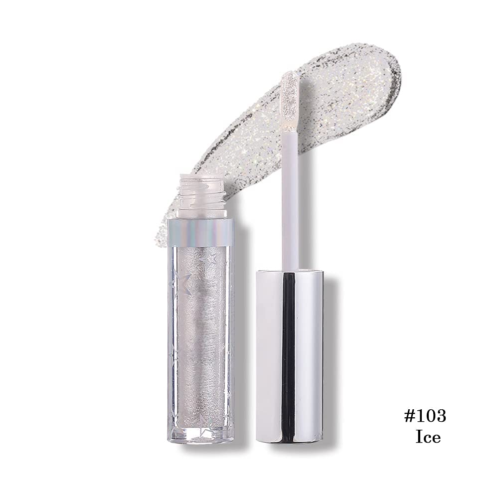 Corleone Glitter Eyeshadow Liquid,Shiny Liquid Eyeshadow Liquid Eyeliner Long Lasting Quick-Drying Opaque Gel-Based Formula Multi-Dimensional Eye Looks Eye Shadow Set, Gift for Girls and Women (A3)