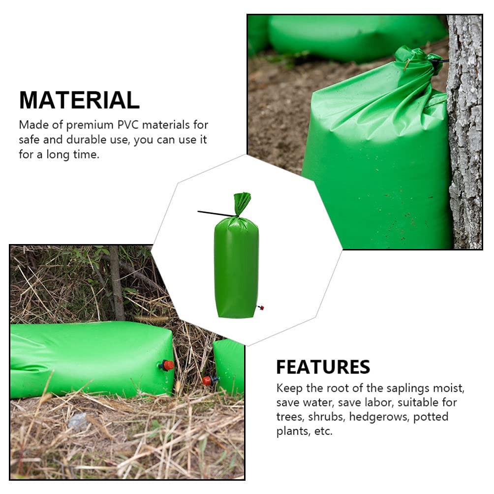 Happyyami Trees Drip Irrigation Bag Flower Watering Bag Planting Water Bag Tree Garden Watering Bag Trees Tree Drip Watering Bag Water Bag for Irrigation Dripping Water Watering can PVC