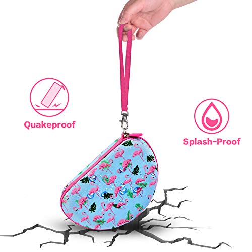 Headphone Case for Riwbox CT-7 Pink/for Jack CT-7S Cat Green 3.5mm/ for iClever IC-HS01/ for Mpow BH297B Wired/for Picun Bluetooth Wireless Over-Ear Headphones Headset for Kids-Box Only