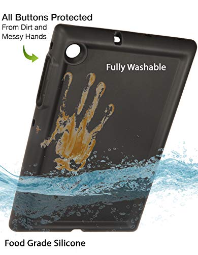 BobjGear Bobj Rugged Tablet Case for Lenovo Tab M10 HD 2nd Gen 10.1 inch Models TB-X306F, TB-X306X Kid Friendly (Bold Black)