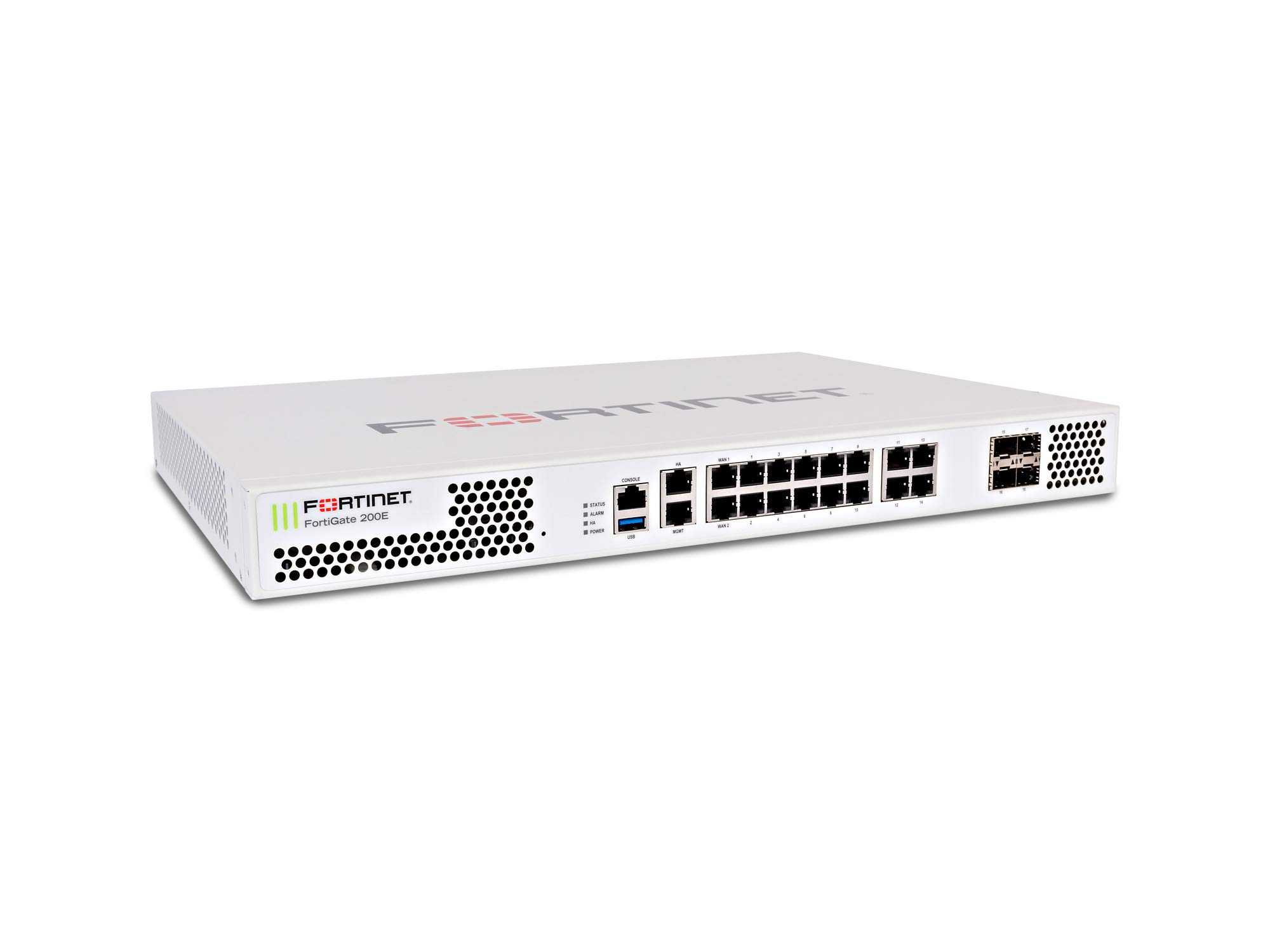 FORTINET FortiGate-200E Network Security Appliance with 1 Year 24x7 FortiCare FortiGuard Enterprise Protection (FG-200E-BDL-811-12)