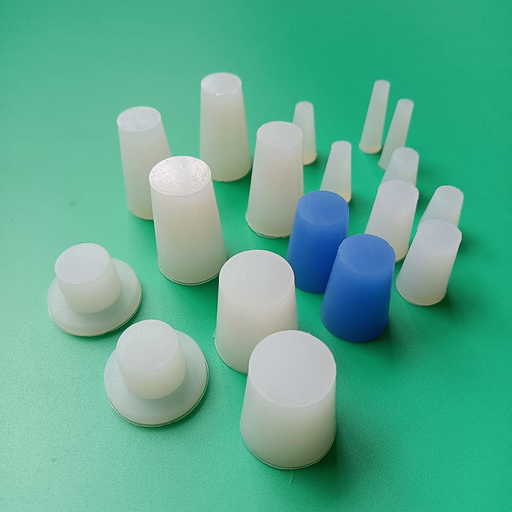 18 PCS(9PCS Sizes)Belly Button Plug ,Soft Tummy Tuck Belly Button Trainer Belly Button Shaper Silicone Plug, white