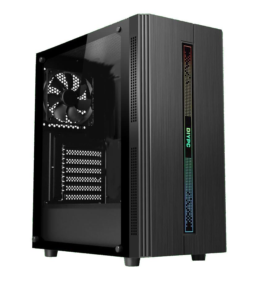 Centaurus Pollux MI Gaming PC - AMD Ryzen 5 5600X Six-Core 4.6GHz TB, 16GB RAM, Radeon RX 6500 XT, 500GB NVMe SSD, Windows 11 PRO, WiFi. Custom Gamer Computer