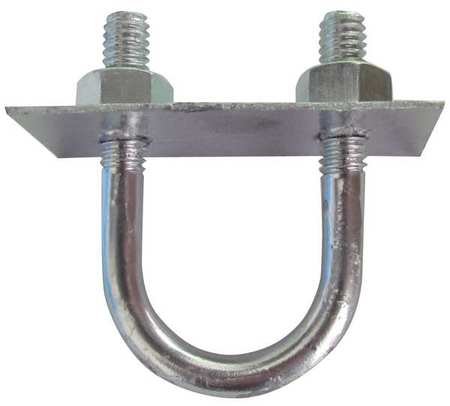 5/16"-18 x 1-1/2" Pipe Size Plain 304 SS U-Bolt, 10 pk.