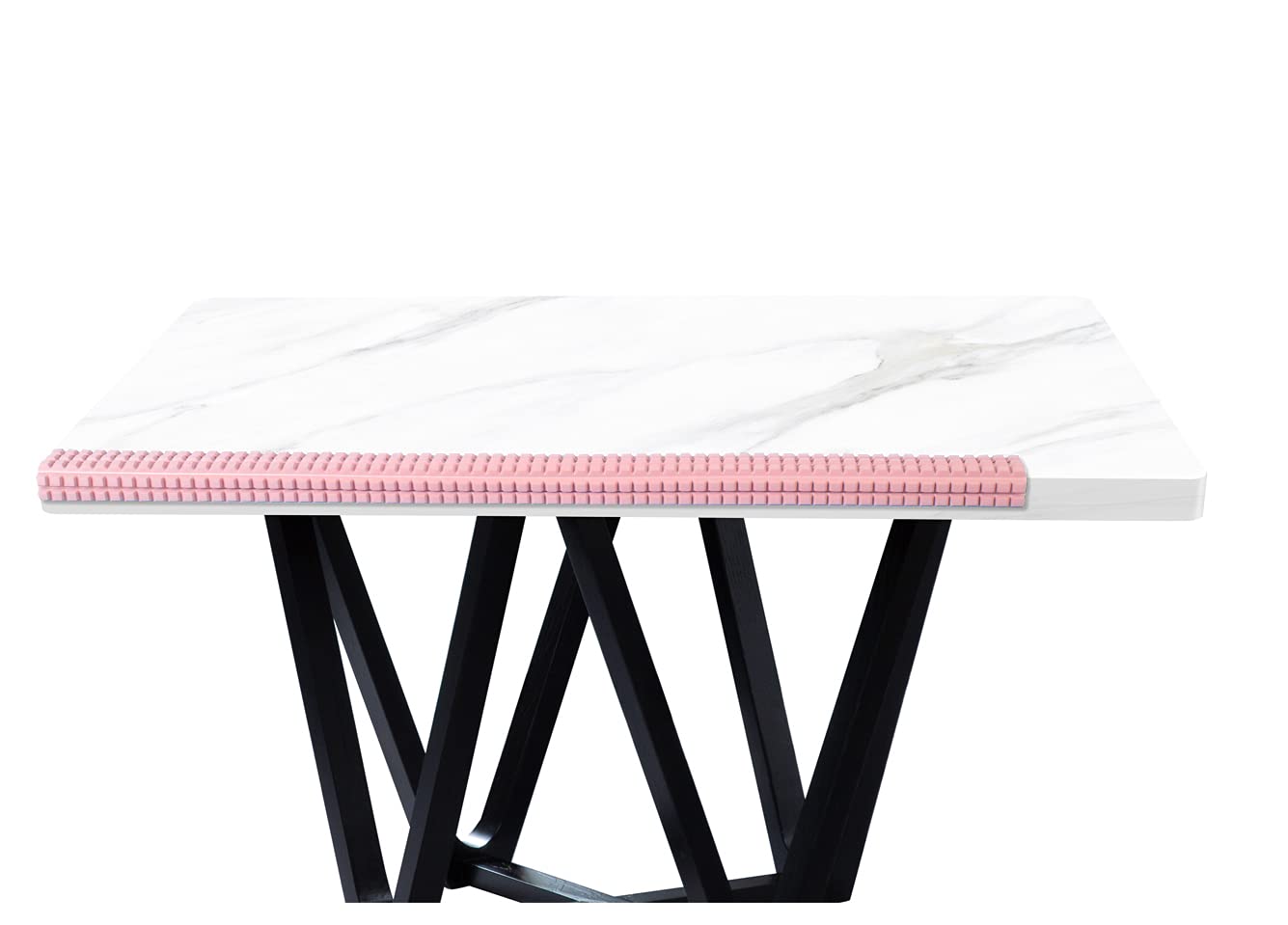 MeiGaoXin Baby Proofing Edge Corner Protector, Thick Table Bumper Guard, Soft Rubber Foam Guard, 3M PreTaped Corners, 40 inch X2 PCS, Baby Proof Corner Guard HeavyDuty. Pink