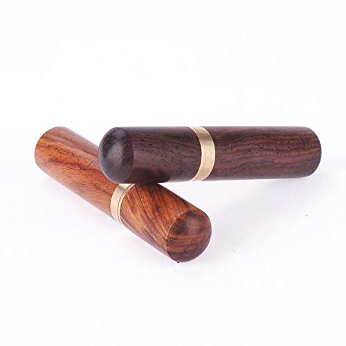 LERTREE 2Pcs/Set Wooden Toothpick Case Portable Tooth-pick Holder Storage Sewing Needles Box