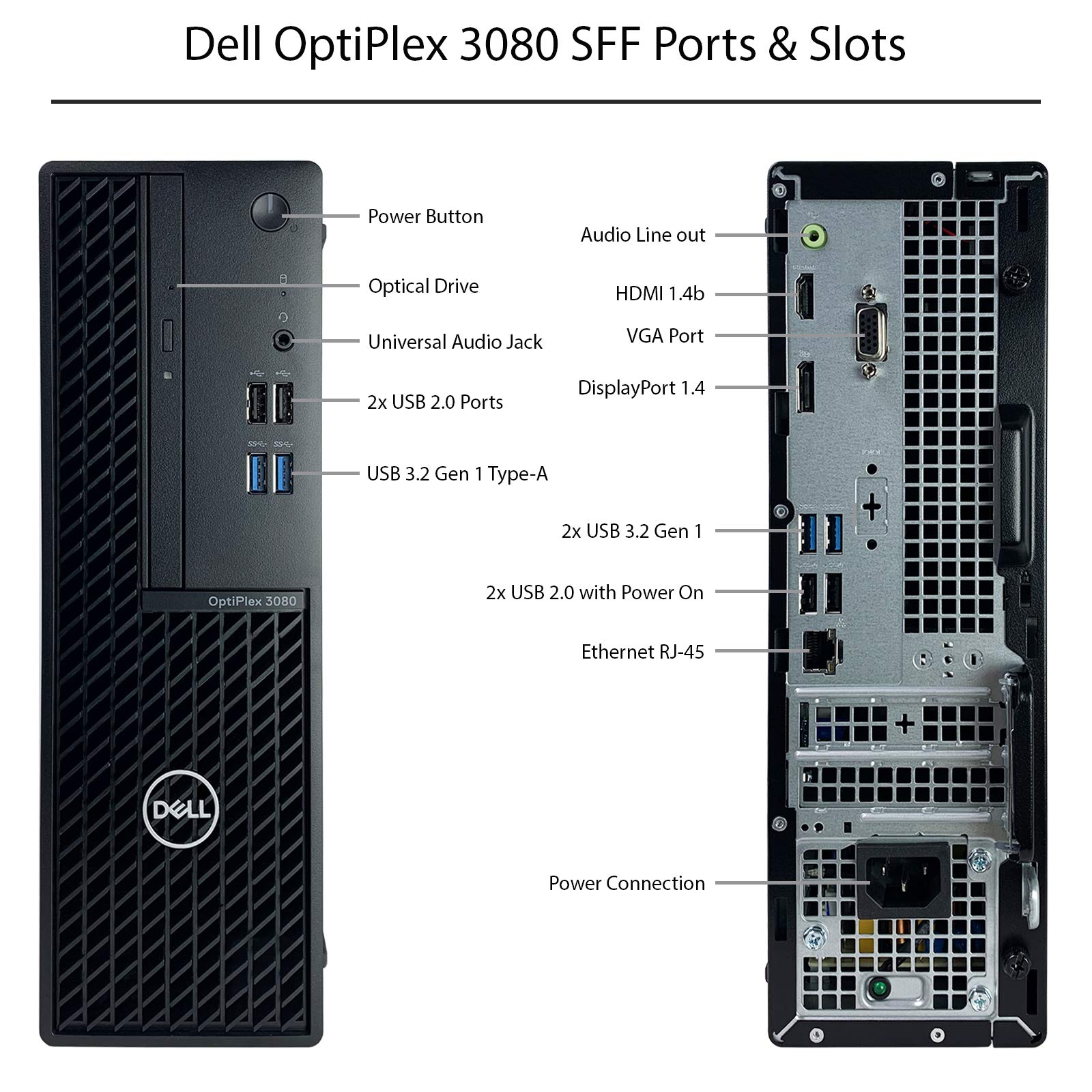 Dell OptiPlex 7000 Desktop Computer - Intel Core i5 12th Gen i5-12500T Hexa-core (6 Core) 2 GHz - 16 GB RAM DDR4 SDRAM - 512 GB M.2 PCI Express NVMe 3.0 x4 SSD - Micro PC - Black - Intel Chip - Window