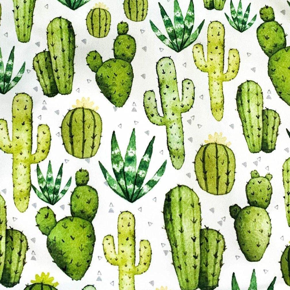 BapronBaby Desert Cactus Splash Mat - Waterproof Catch-All for Under High Chairs, Floors, Tables, Playtime or Arts & Crafts - Machine Washable - 45" x 45β