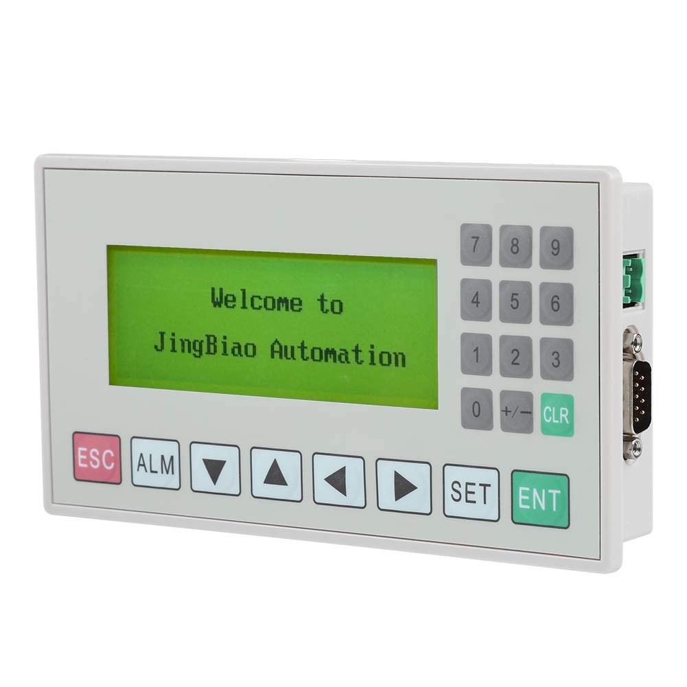 Akozon Text Display OP320-A 3.7 inch HMI Support S485/RS232 Communication Port with Cable for PLC