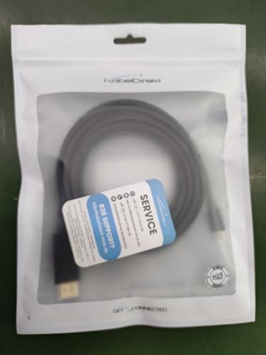 4K Mini DisplayPort to DisplayPort Cable (Mini-DP to DP) – 15ft – with Special A.I.S. Shielding in The Connector, Mini-DP/Thunderbolt 1 & 2 for PC, Laptop & Mac by CableDirect