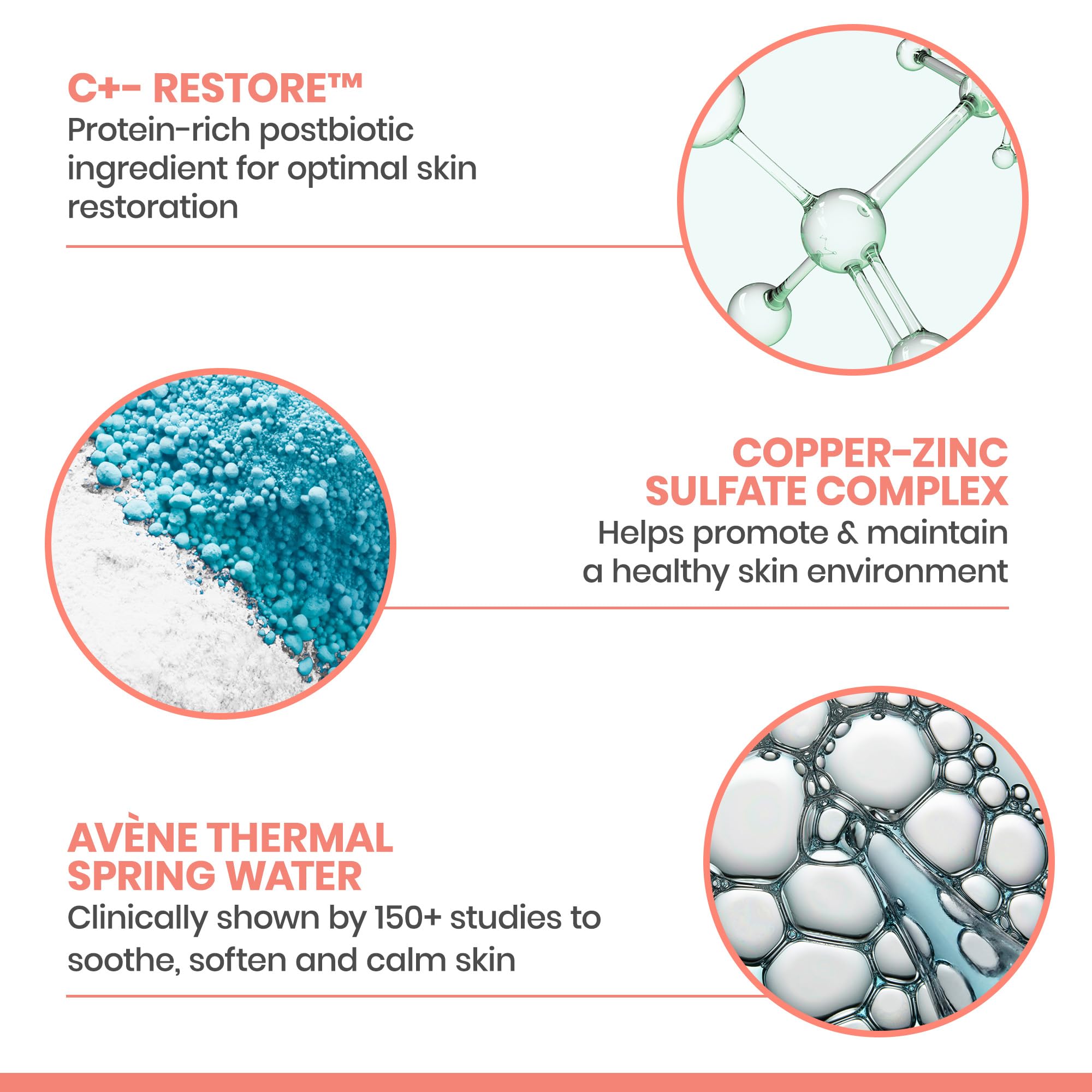 Avene Cicalfate+ Restorative Protective Cream, postbiotic skincare for sensitive skin, helps restore skin barrier, face and body, safe for infants, children and adults, 1.3 Fl Oz