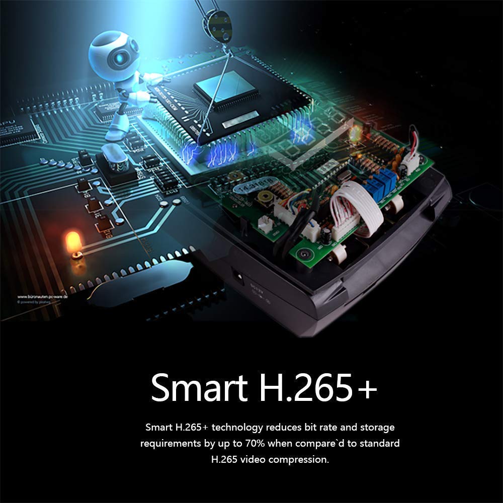 4K PoE Security IP Camera - Compatible with Hikvision DS-2CD2085FWD-I UltraHD 8MP Bullet IR Night Vision Weatherproof 2.8mm Lens, English Version, Firmware Upgradable
