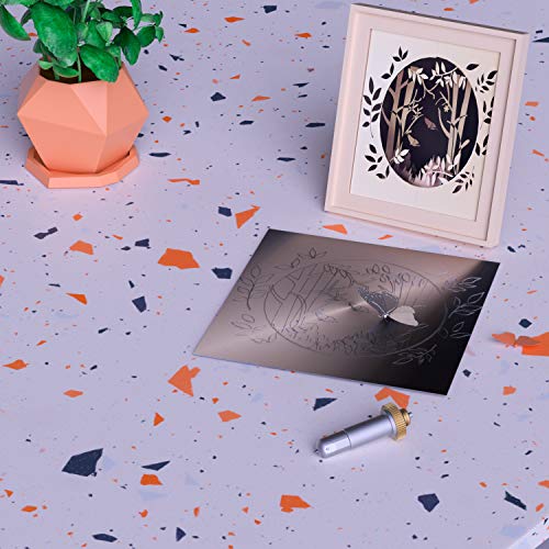 Engraving Tip and QuickSwap Housing for Maker Cutting Machines-Perfect for Flat, Soft Metals, Leather, Acrylic, Plastic, Anodized or Sublimated Aluminum and More