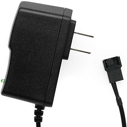 CRJ PC Fan Power Supply - 50-Inch, DC 12V1A - AC Power Adapter for 3-Pin & 4-Pin Computer Cooling Fans