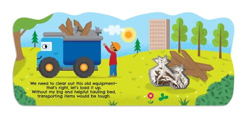 A Big Day for Dump Truck - Touch and Feel Board Book - Sensory Board Book