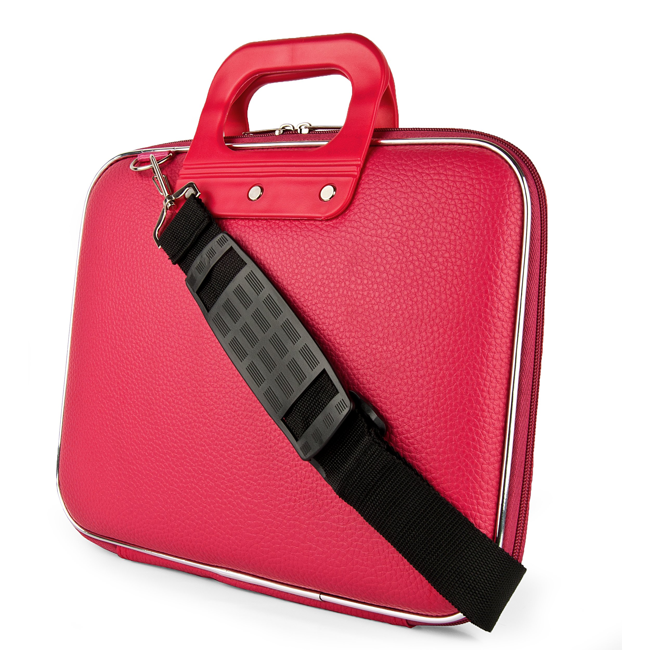 12 inch Pink Laptop Carrying Case Bag with Accessories for Asus Laptop L210, Chromebook CX22NA CX1 C202 C223 C214