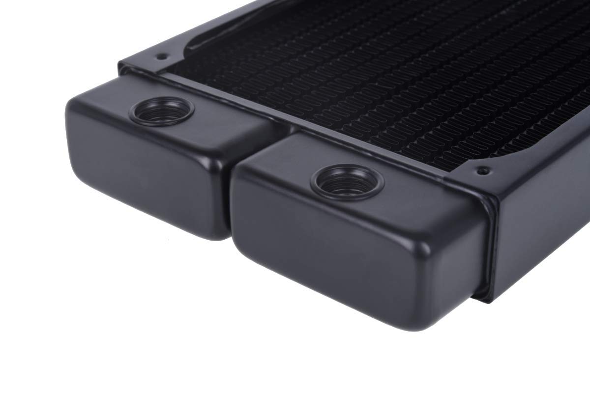Alphacool NexXxos ST30 Full Copper 360mm Radiator V.2, 120mm x 3, Triple Fan, Black