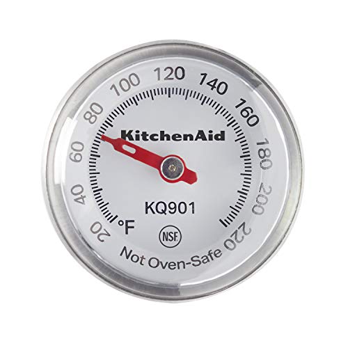 KitchenAidKQ901 Instant Read Food Thermometer for Kitchen or Grill, TEMPERATURE RANGE: 20F to 220F, 1 Inch Dial, Pistachio