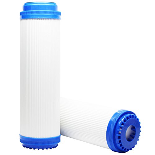 2-Pack Replacement for Compatible with Culligan RVF-10 Granular Activated Carbon Filter - Universal 10-inch Cartridge Compatible with Culligan RVF-10 Exterior Water Filter - Denali Pure Brand
