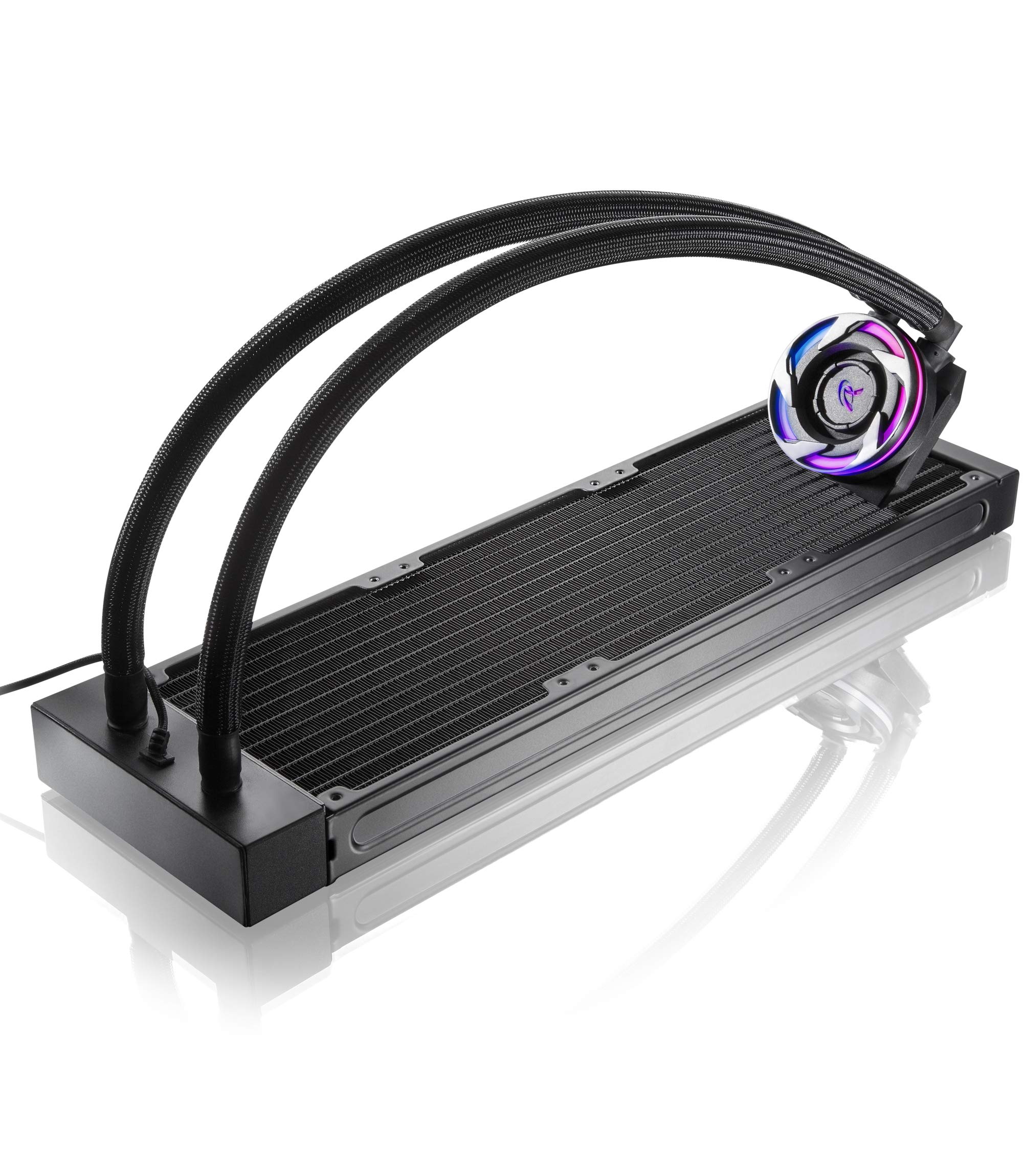 RAIJINTEK EOS 360 RBW AIO CPU Water Cooler, with 3pcs 12025 ARGB PWM Fans, Copper Water Block, Durable and Reliable Pump, Durable Teflon Mesh Tube, Compatible with Intel & AMD (0R10B00181)