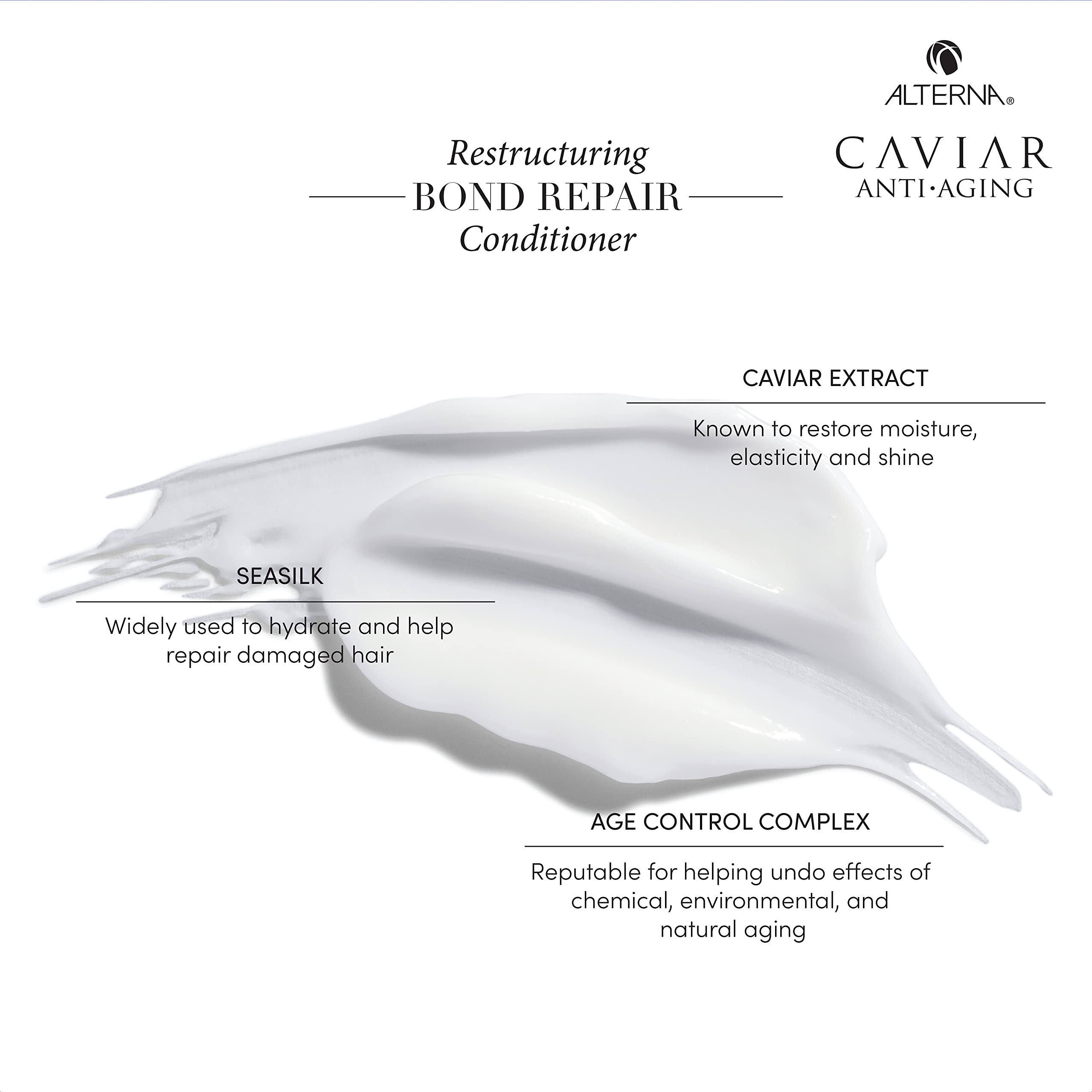 Alterna Caviar Anti-Aging Restructuring Bond Repair Conditioner, 16.5 Fl Oz (Pack of 1)