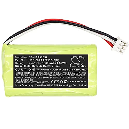 1800mAh / 4.32Wh Replacement Battery for Nvidia P2920, Shield Game Controller, Shield TV Game Controller, HFR-50AAJY1900x2(B), HRLR15/51