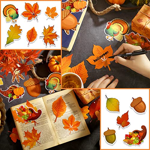 60 Pieces Thanksgiving Fall Autumn Classroom Bulletin Board Decorations Turkey Cutouts Maple Leaves Cutouts Corn Cutouts Acorn Cutouts for Thanksgiving Fall Classroom Wall Chalkboard Decor