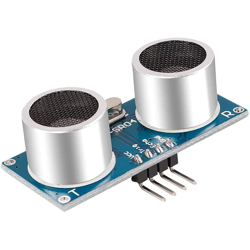 CUQI Ultrasonic Module Distance Measuring Sensor Module Kit, Transmitter and Receiver Module Compatible with DIY Robot Car/Raspberry Pi 4B, 3B+, 3B (4PCS)…