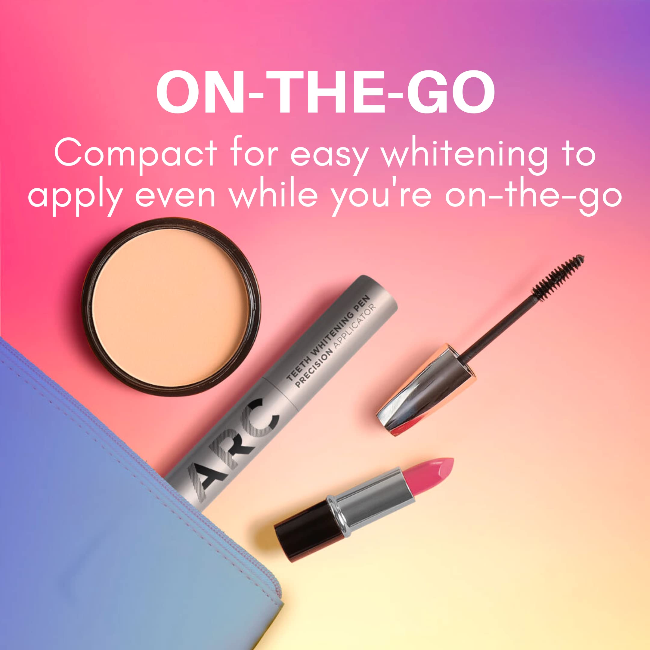 ARC On-The-Go Teeth Whitening Pen, Anytime Treatments, Mint Flavor, 0.13 Fl Oz