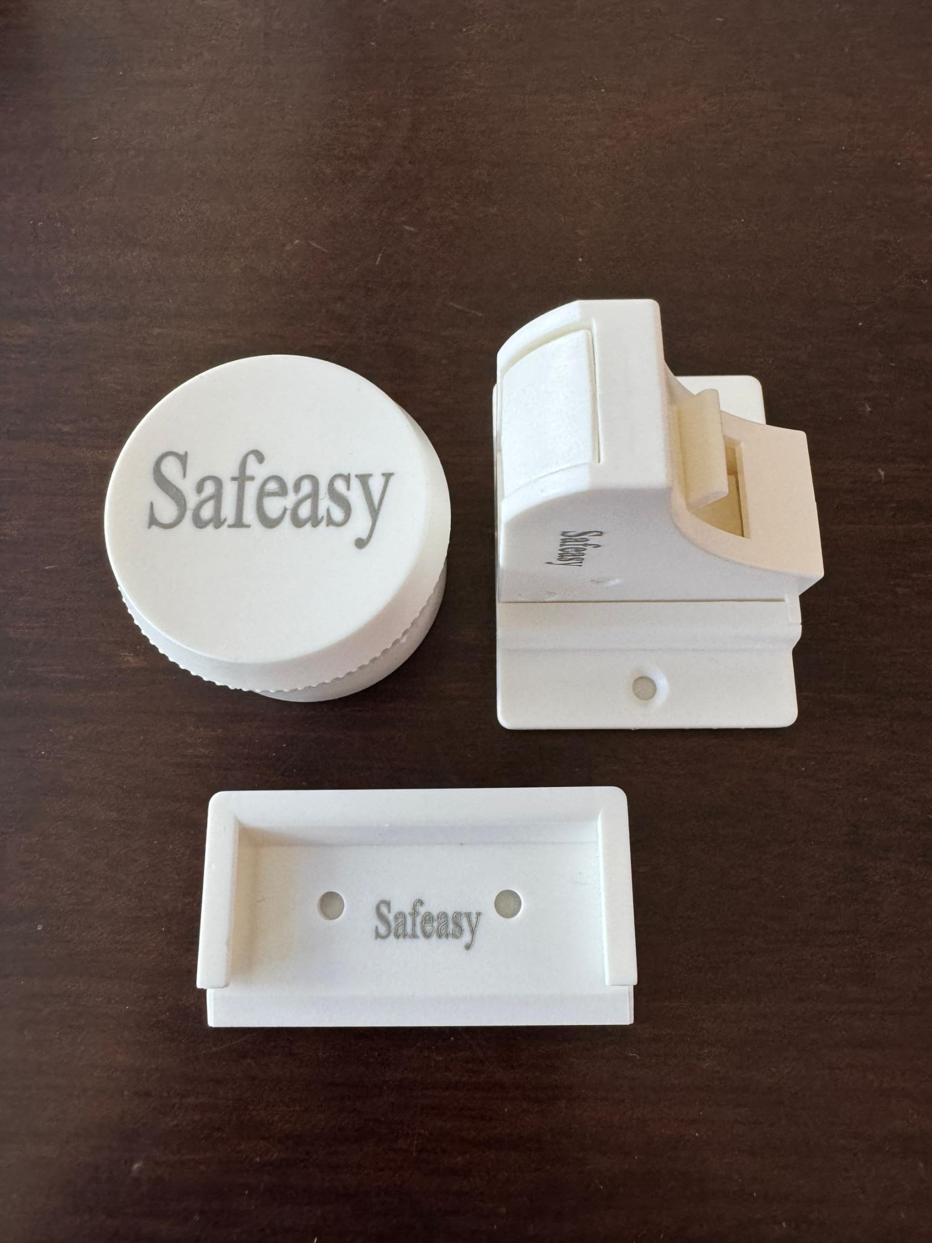 Baby Proofing Magnetic Cabinet Locks - Safeasy Adhesive Children Safety Magnet Drawers Latches (2)