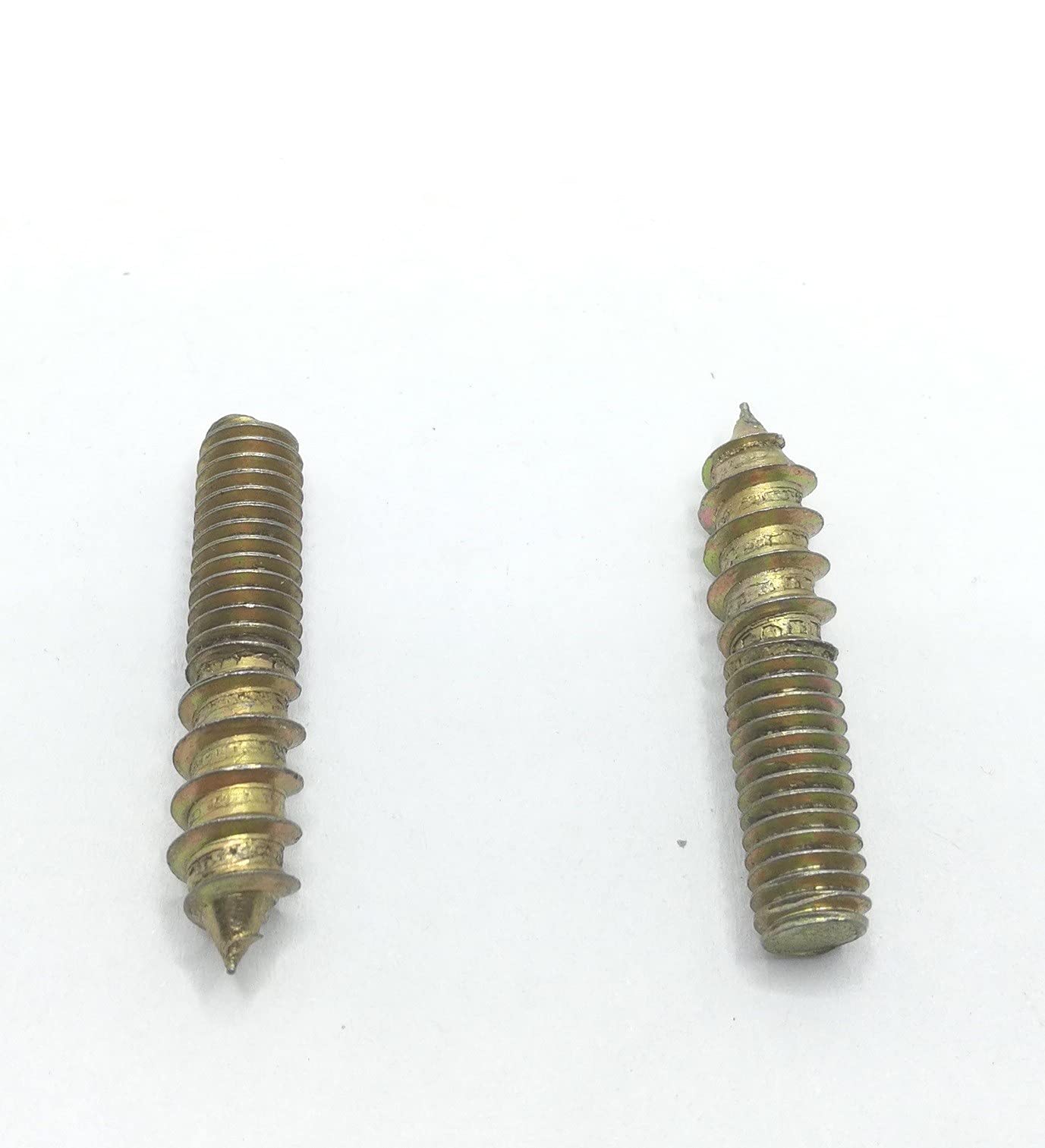 Hanger Bolt M6x30 Double Headed Bolt Self-Tapping Screw for Furniture 10Pcs