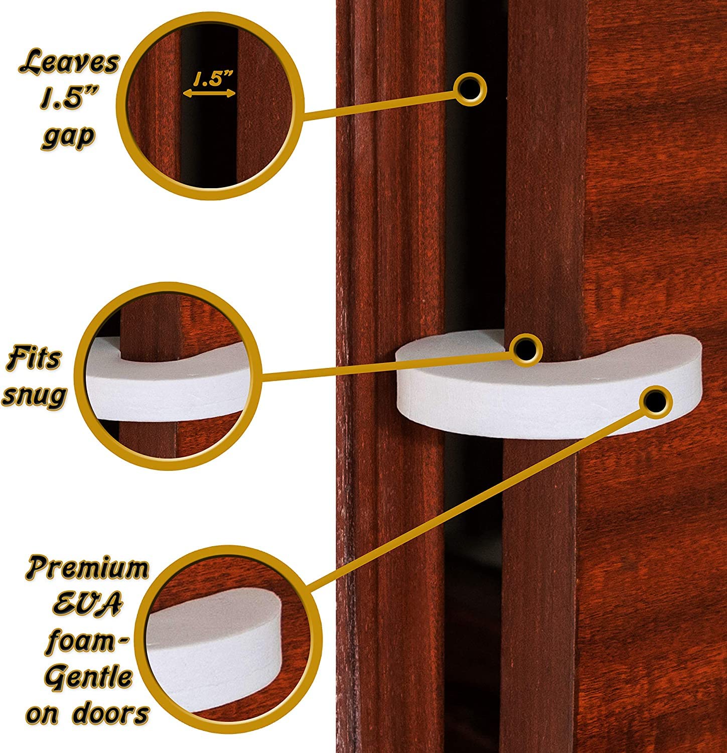 Baby Safety Kit - Outlet Cover - 30 Pack - Finger Pinch Guard - 4 Pack