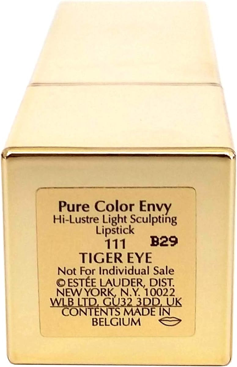 Estee Lauder Pure Color Envy Hi-Lustre Light Sculpting Lipstick #111 Tiger Eye 0.12 oz / 3.5 g Full Size, Unboxed Limited Edition