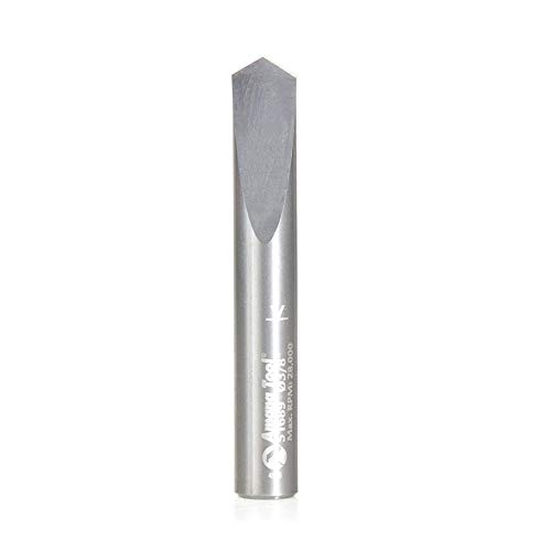 Amana Tool - 51689 CNC Solid Carbide 118° Pt. Spade Drill 3/8 Dia x 1 x 3/8 Shank