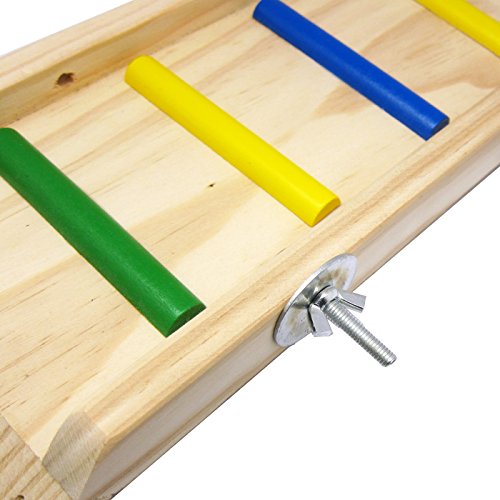 Alfie Pet - John Wood Ladder Platform for Mouse, Chinchilla, Rat, Gerbil and Dwarf Hamster