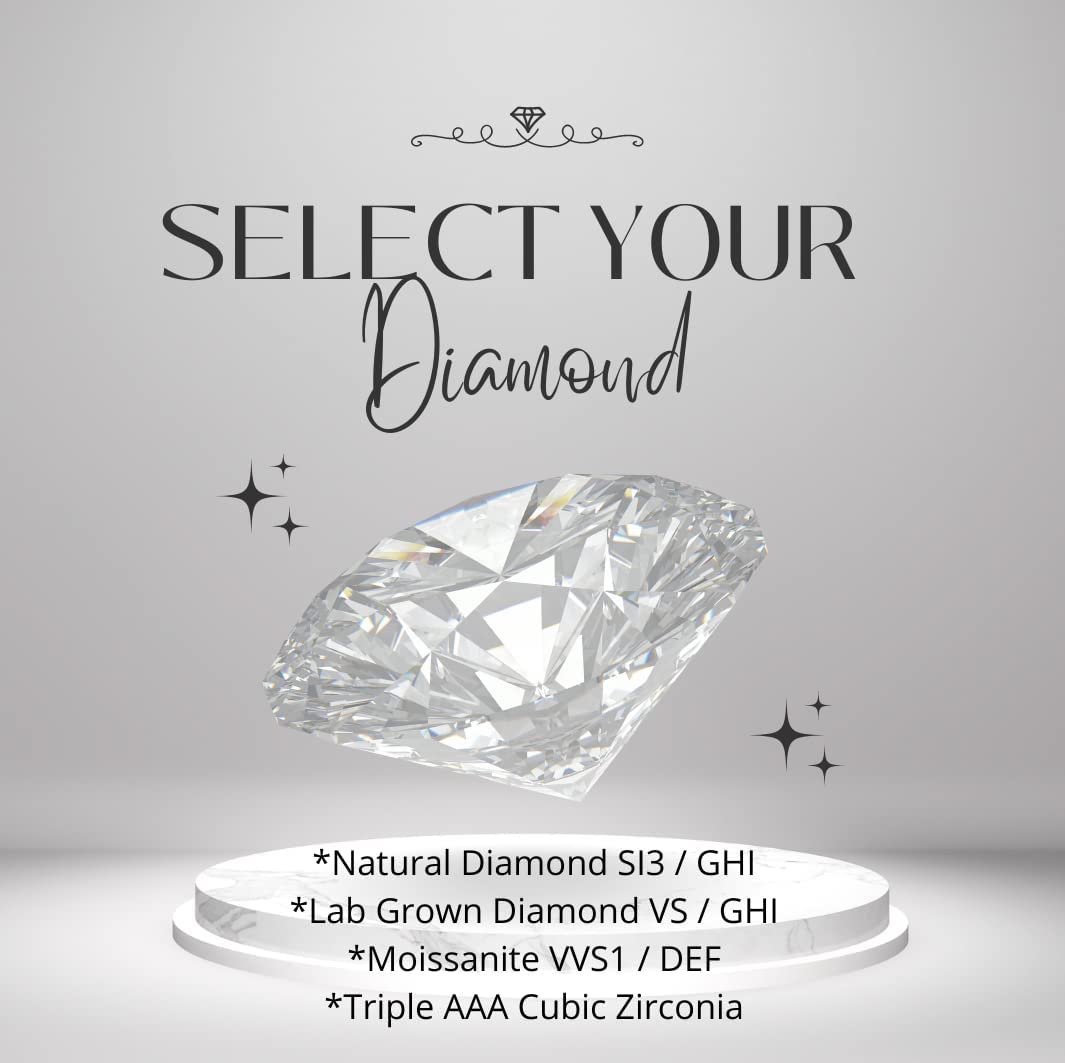 14K Solid Yellow Gold, L Shape Diamond Nose Stud, Micro Nose, Screw Nose Stud, Body Jewelry Yellow Gold (3.50 ml Natural Diamond)