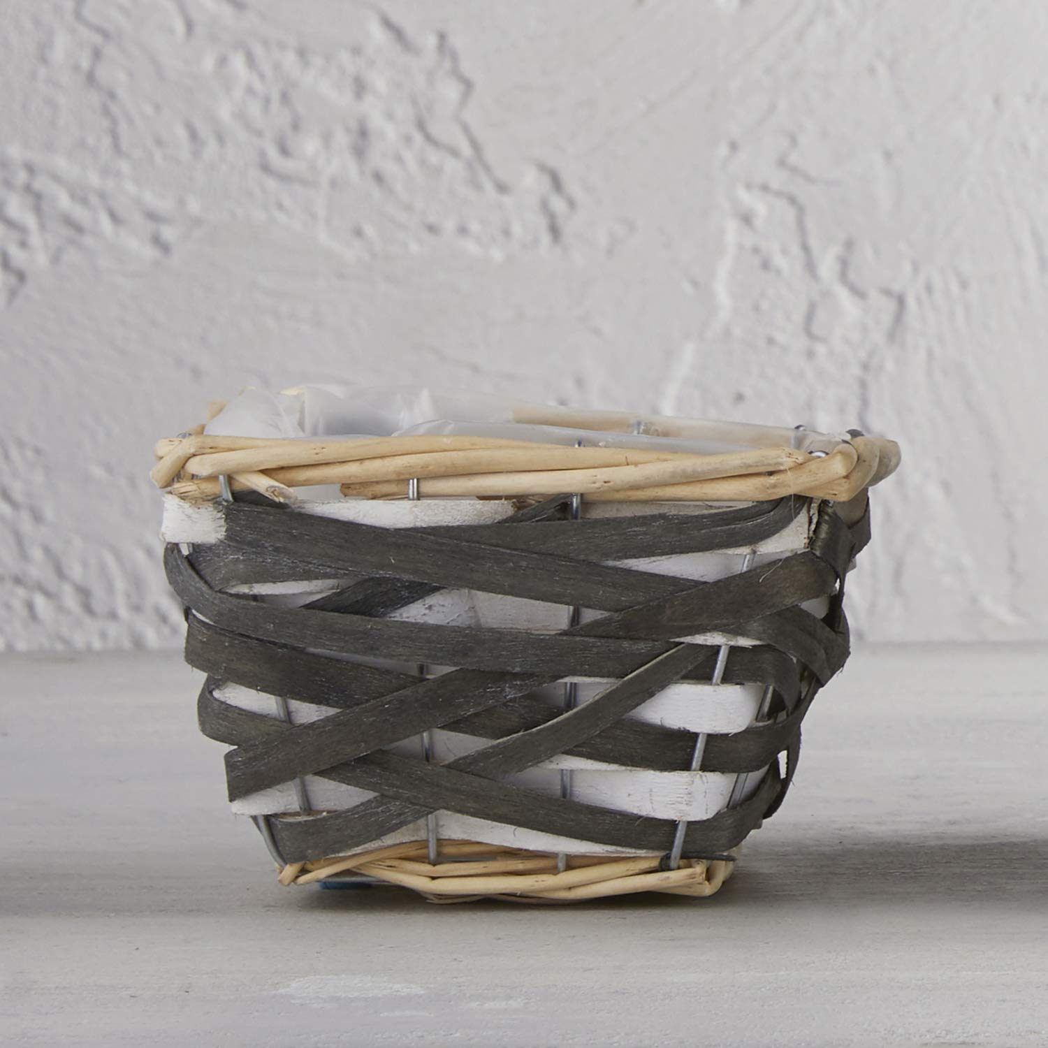 47th & Main Square Bamboo Basket Set, Medium, Dual Color