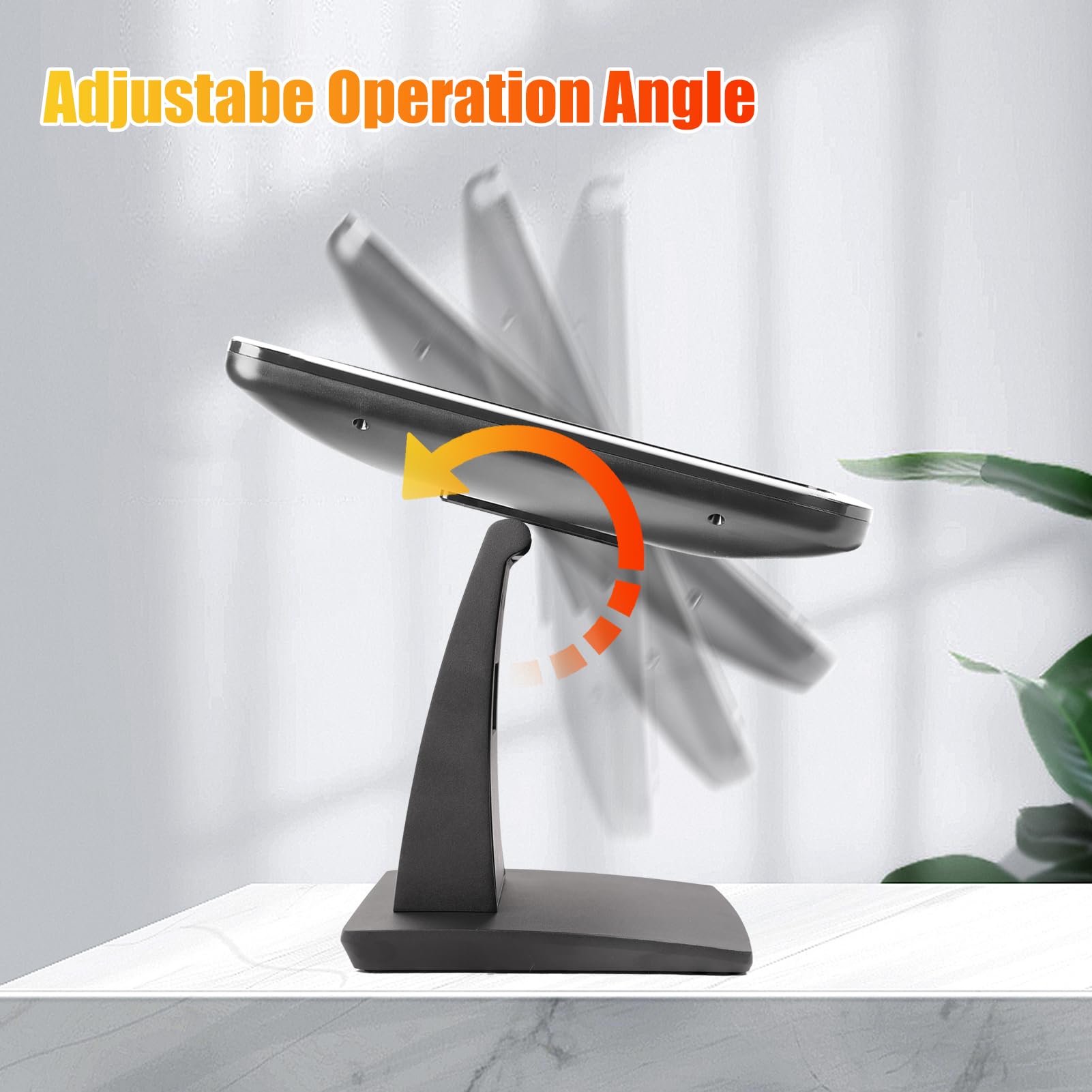 Angel POS 17-Inch Capacitive LED Backlit Multi-Touch Monitor, True Flat Seamless Design Touchscreen, VGA