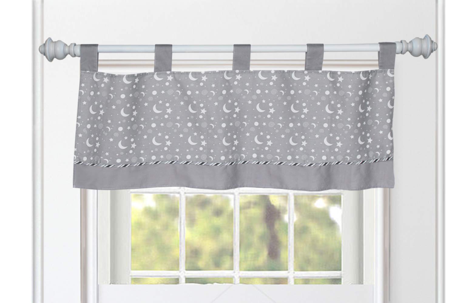 BabyFad Teddy Bear Grey with Stars, Moon and Cloud 100% Cotton Nursery for Baby Boys and Girls, Musical Mobile 9 Piece Crib Bedding Set