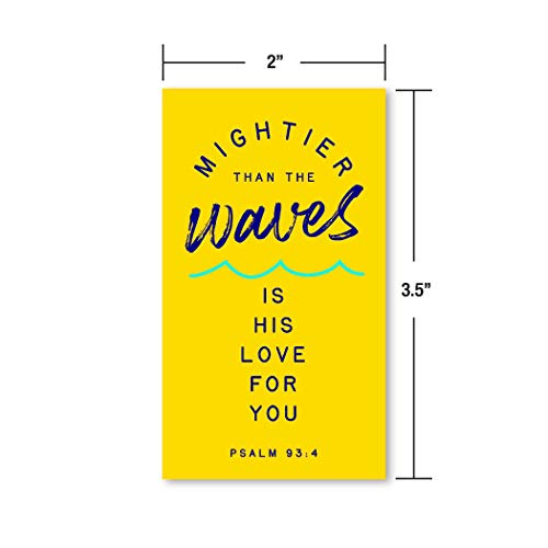 Bible Verse Cards - Inspirational Scripture Messages (60 Unique 3.5 inch x 2 inch Cards)