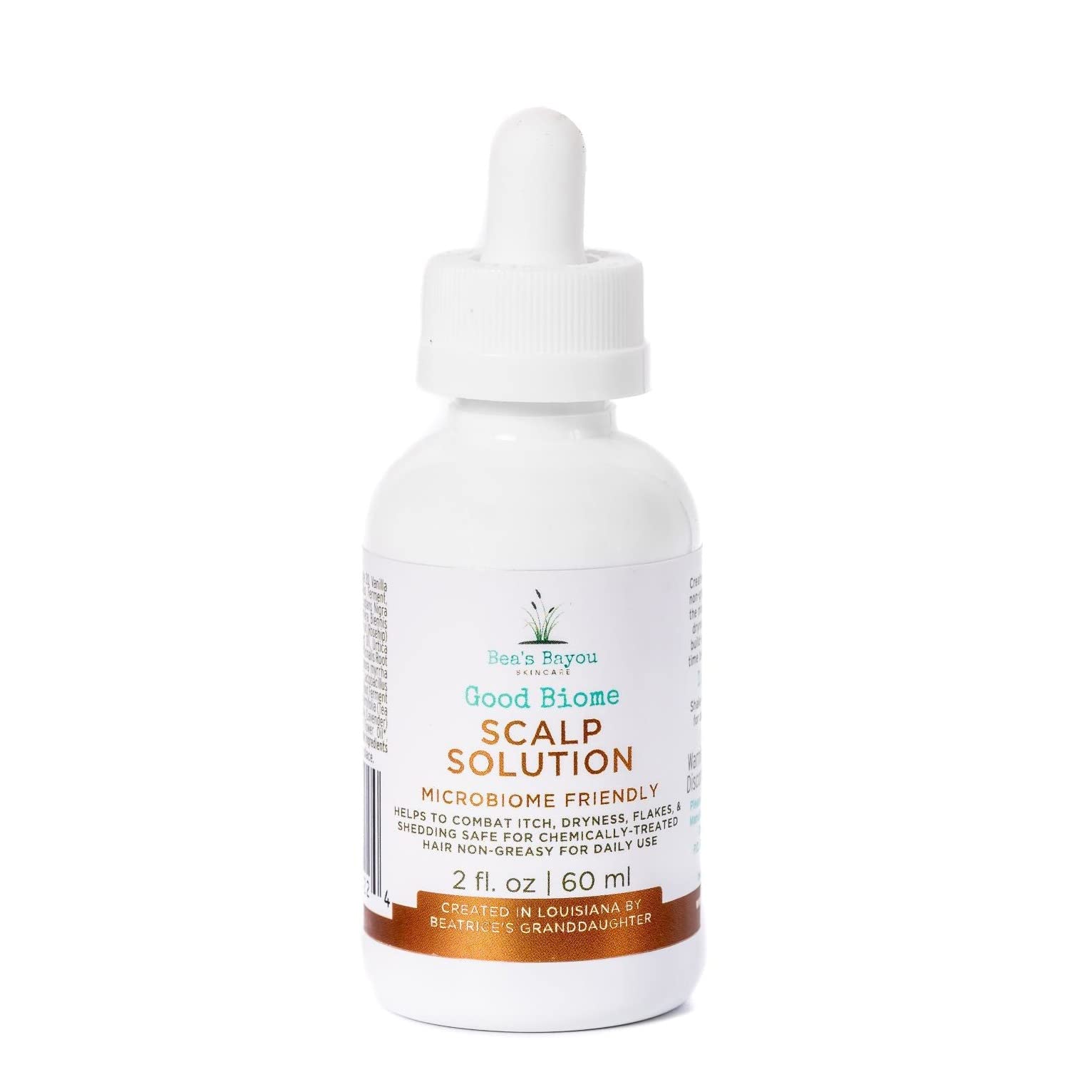 Bea's Bayou Good Biome Scalp Treatment Solution - Helps Reduce Appearance of Itch & Flakes - Promote Hair Retention - Moisturizing - 2.7 fl oz - Magnolia