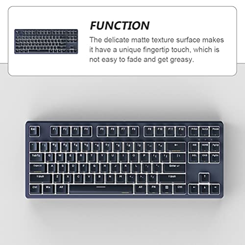 OSALADI RGB Keyboard Mechanical Keyboard Keypad USB Gaming Keyboard 87 Keys Keyboard Combo Cordless Mechanical Keyboard Set for PC Laptop Mechanical Keyboard Mice Mechanical Keyboard