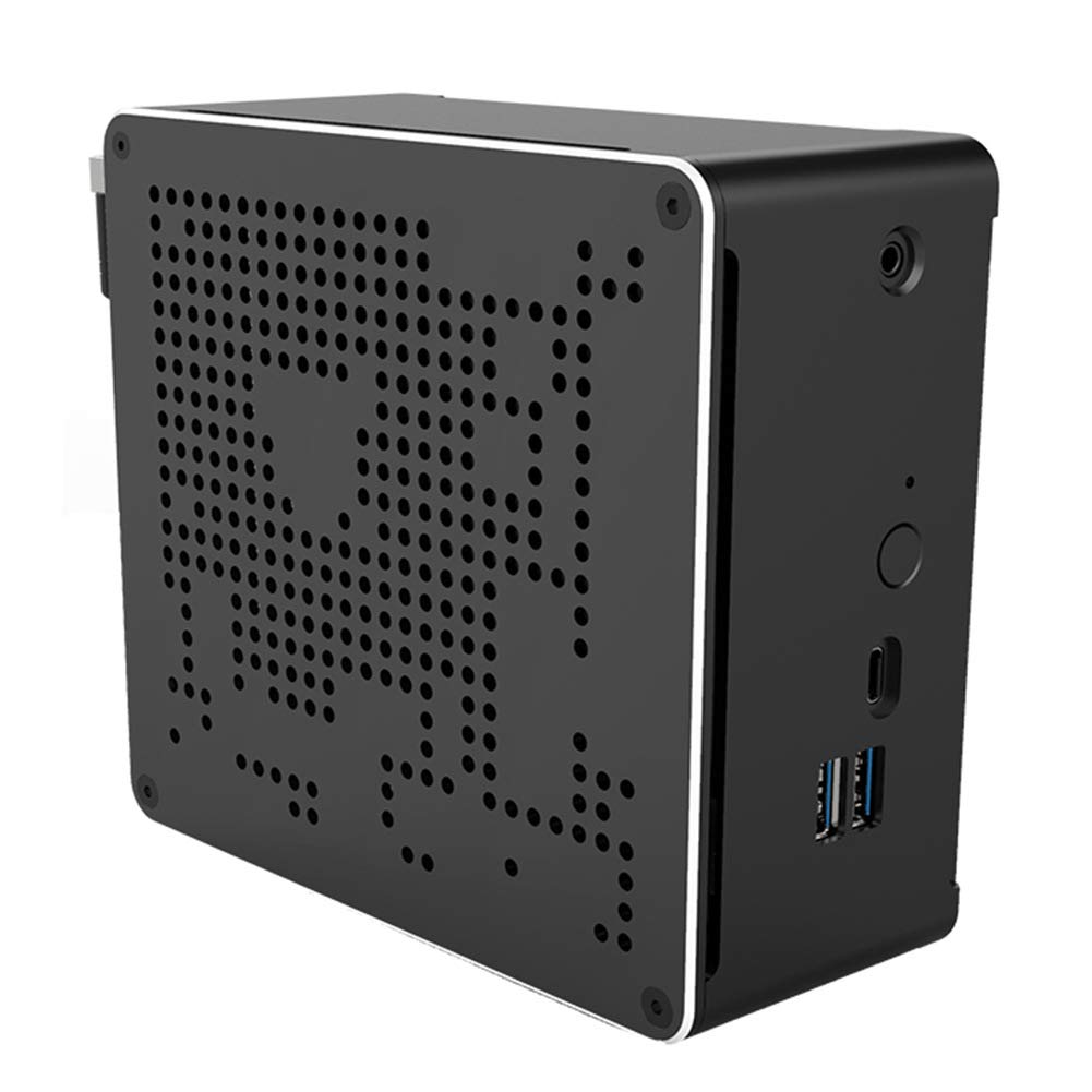 PARTAKER Gaming Mini PC, Core i7 10750H Windows 10 Mini Computer, 64GB DDR4/ 2TB SSD, Double Display 4K 60Hz, Gigabit Ethernet, HDMI2.0, DP, TPC, Dual-Band Wi-Fi,BT 4.2, Built-in-Fan
