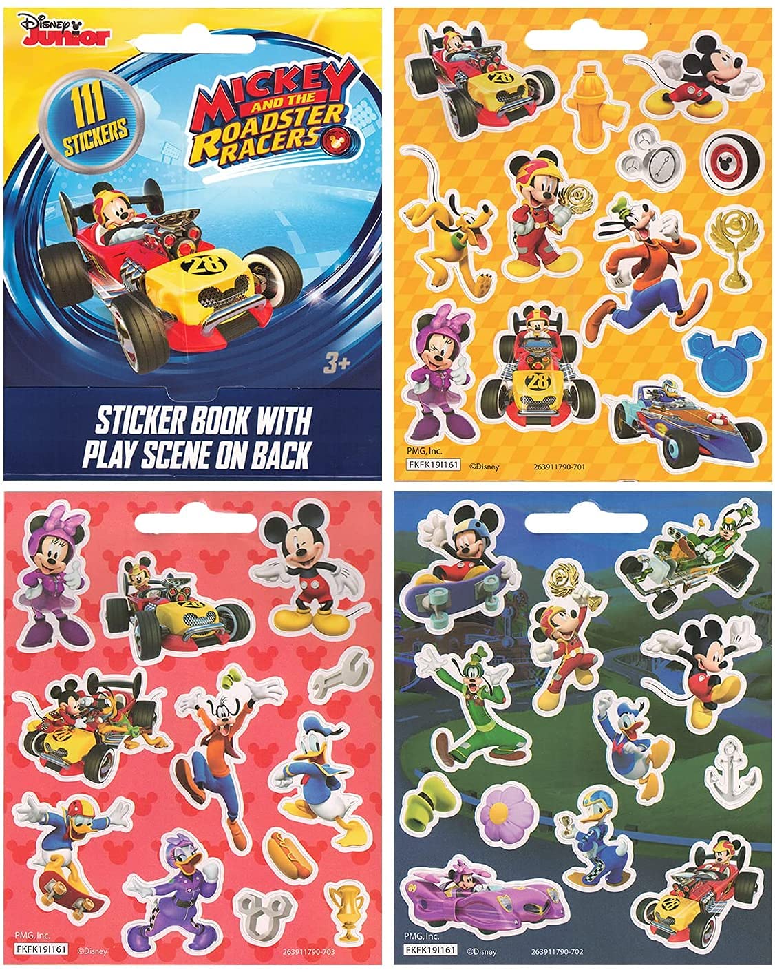 Disney Story Books Collection Bundle ~ 10 Pack Mickey Mouse and Minnie Book Set for Toddlers 1-3 with Stickers (Mini Story Books)