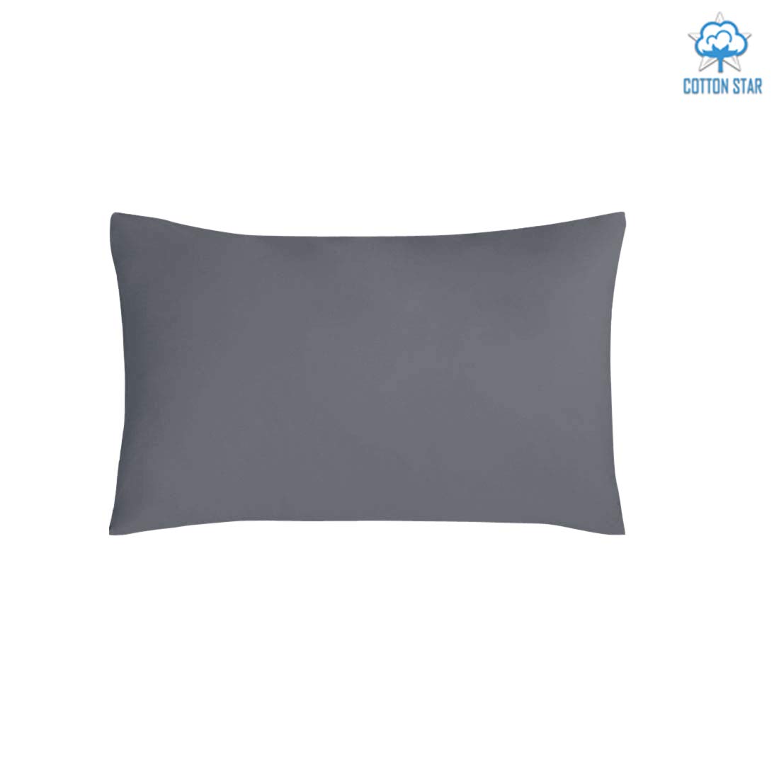 Cotton Star Travel Pillowcase 14x20 Set of 2 Toddler Pillowcase Zipper Closure 600 Thread Count 100% Organic Cotton Pack of 2 Travel Size Pillow Cases Grey Solid
