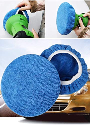 AIVS Car Polisher Pad Bonnet Polishing Bonnet Buffing Pads Waxer Pads Cover for Car Buffer Polisher(7"-8")