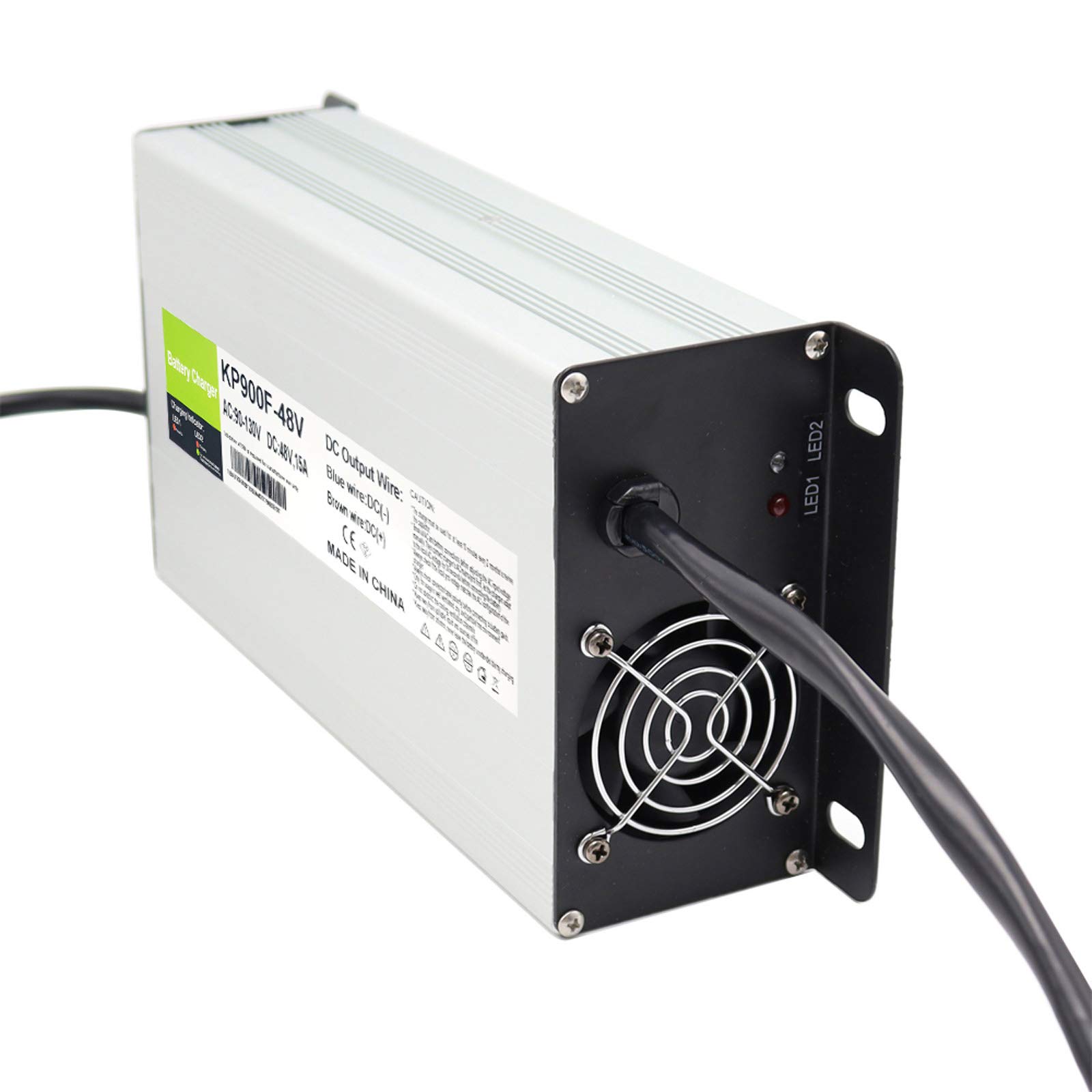 Abakoo Golf Cart Battery Charger 48V 15A RXV for Ez-Go EZgo TXT with RXV Plug 3 Prong Connector