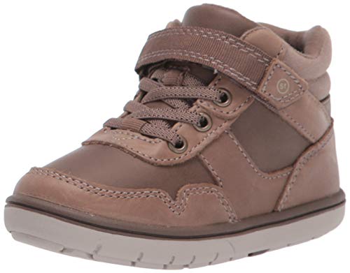 Stride Rite Boys SRT Ryker Sneaker, Greige, 4 Wide Infant